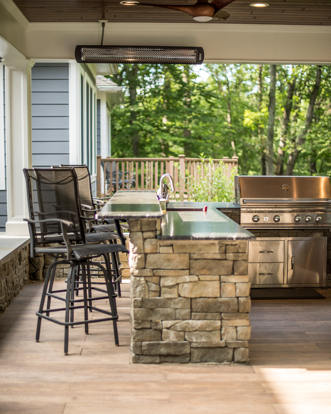 Enjoying Outdoor Living Through the Winter - Oldcastle APG